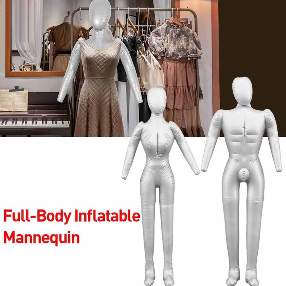 170cm Full Body Inflatable Human PVC Material Mannequin - Adjustable ...