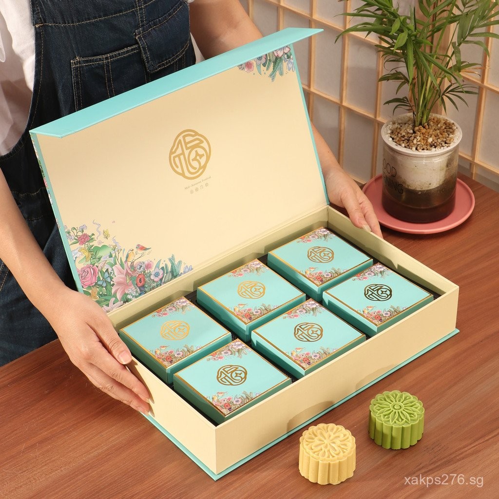 2024New High-end Mid-Autumn Festival Mooncake Packaging Box Empty Gift ...