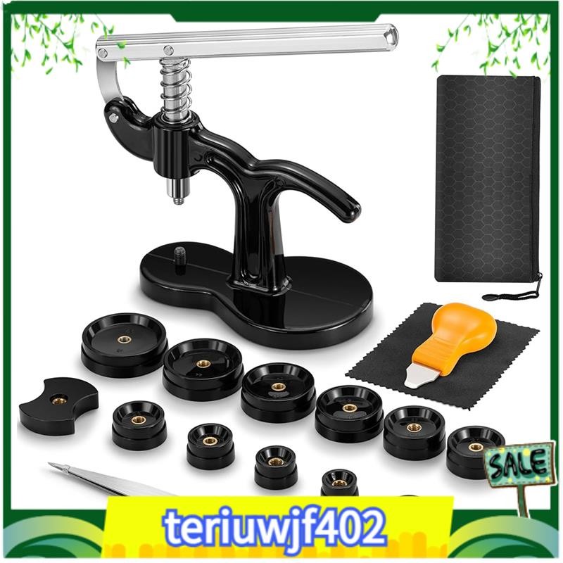 TI 】17 Piece Watch Battery Replacement Tool Kit with Watch and Back ...
