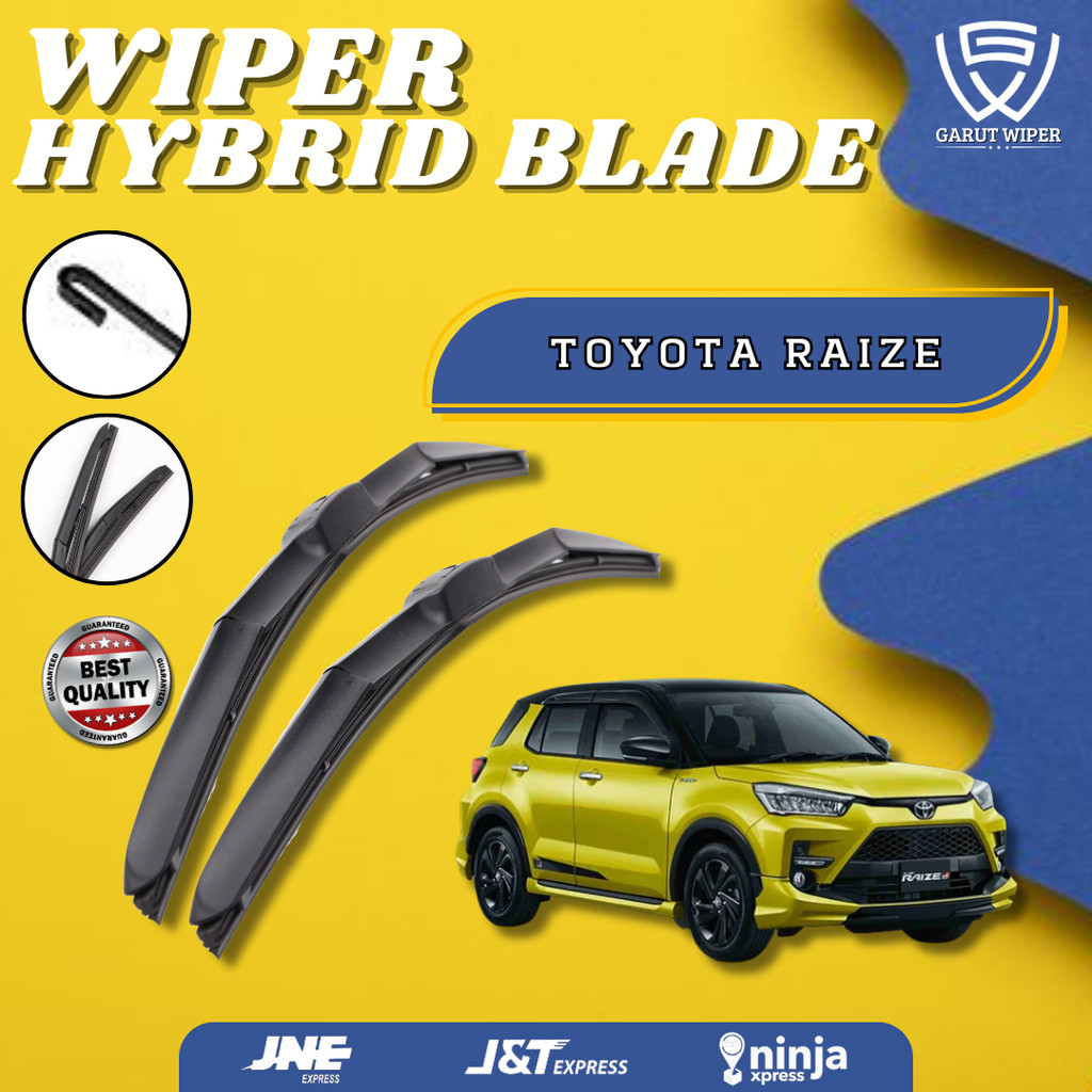 Toyota Raize / All New Raize Hybrid Blade Car Wiper Aerodynamic Design ...
