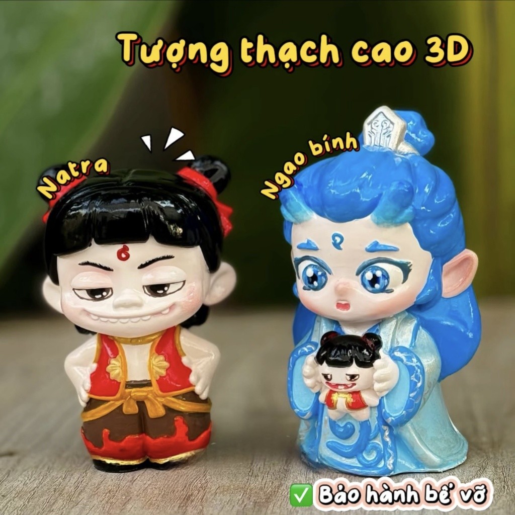 Colored plaster statue of Natra Ngao Binh, small size, creative ...