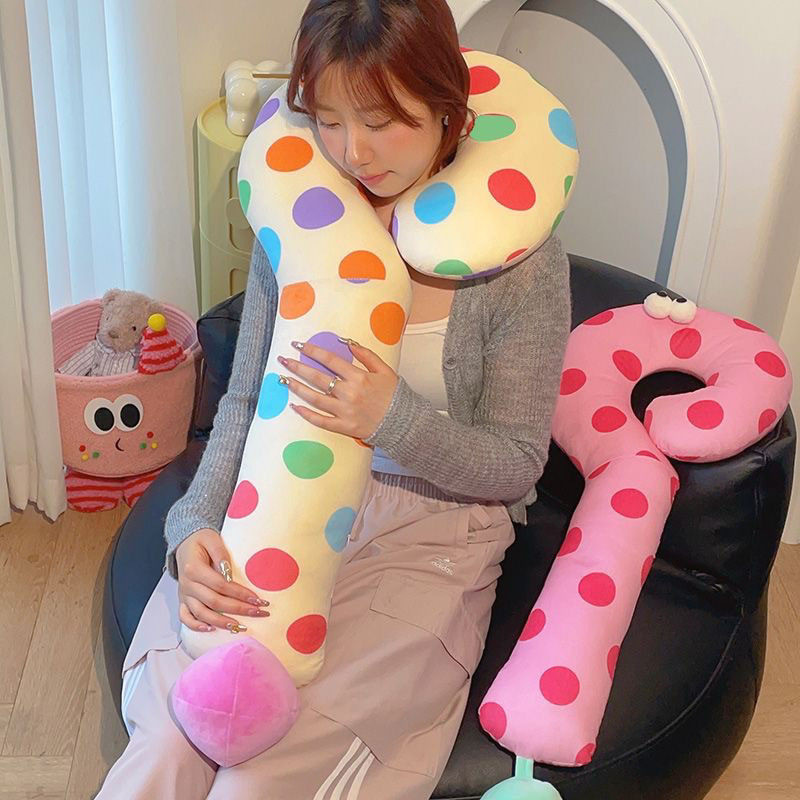 Dopamine Color Question Mark Body Pillow - Neck Support Office Nap ...