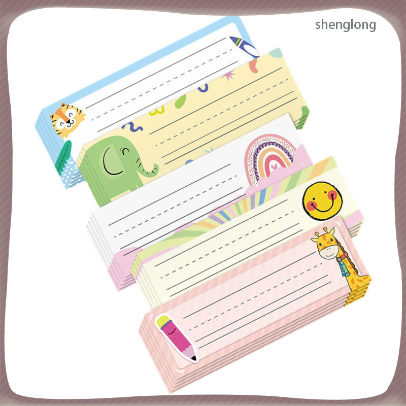 Cartoon Stickers Desk Name Plate Plates Nameplate Tags for Elementary ...