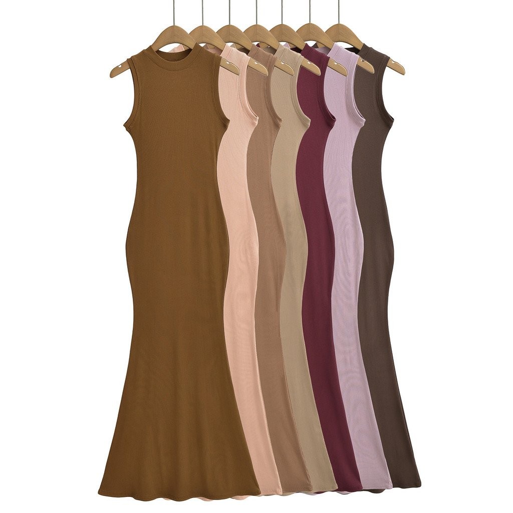 American Style skims Kardashian Bodycon Round Neck Sleeveless Dress ...