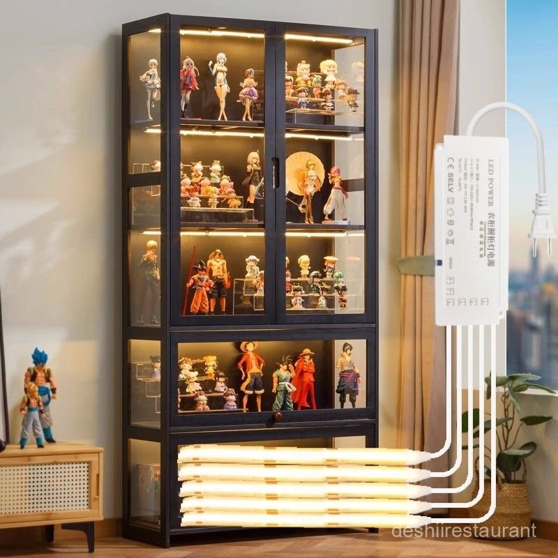 Hand-Made Display Cabinet led Induction Light Bar Lego Display Cabinet ...