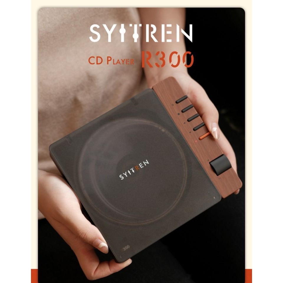 Syitren R300 CD player, Bluetooth, album retro portable CD player ...