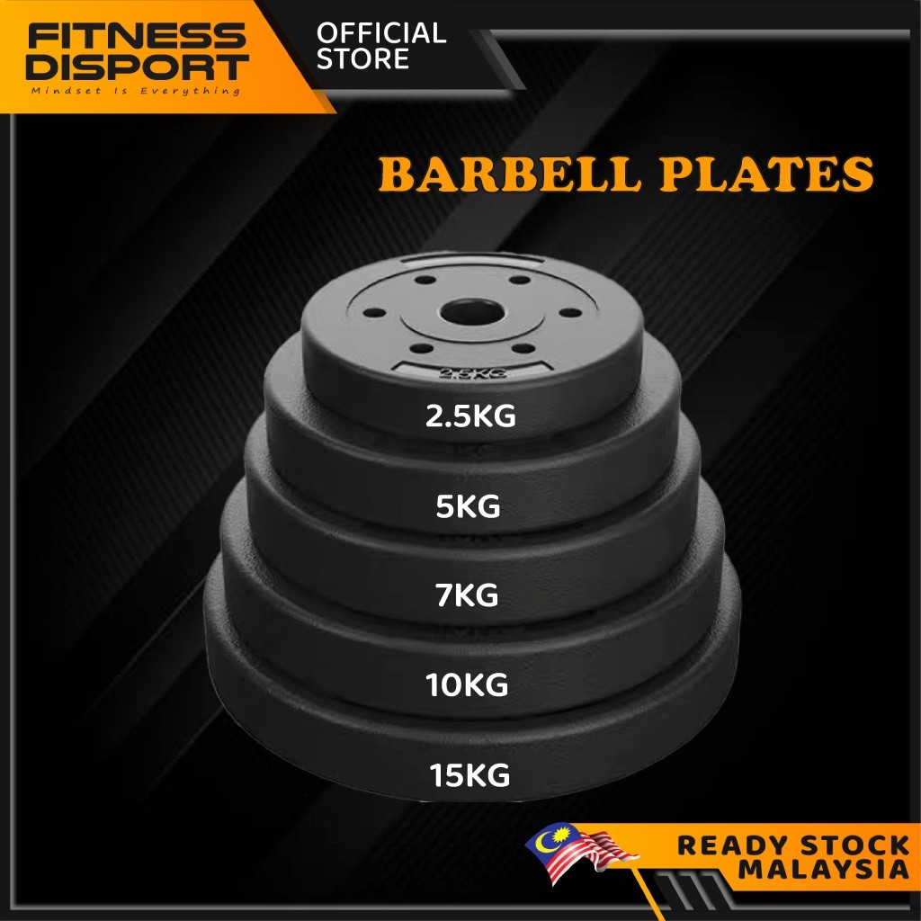 Dumbbell Weight Plate (2 UNITS) Barbell Plates 3CM Hole Barbell Plate ...