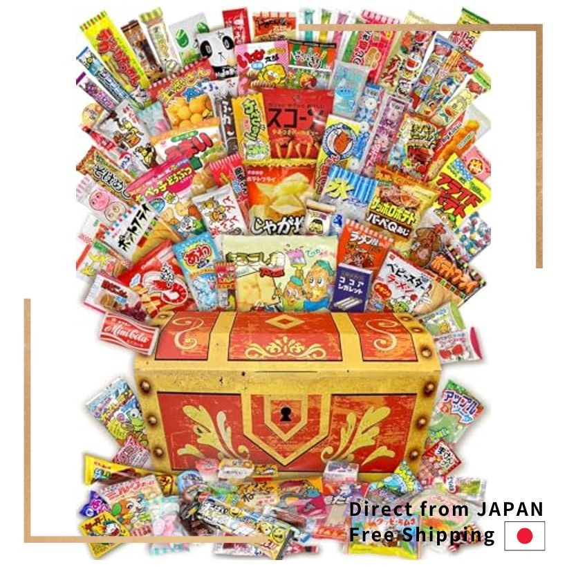 【Direct from JAPAN】Assorted Snacks, 88 Types Set, Approximately 1.3kg ...
