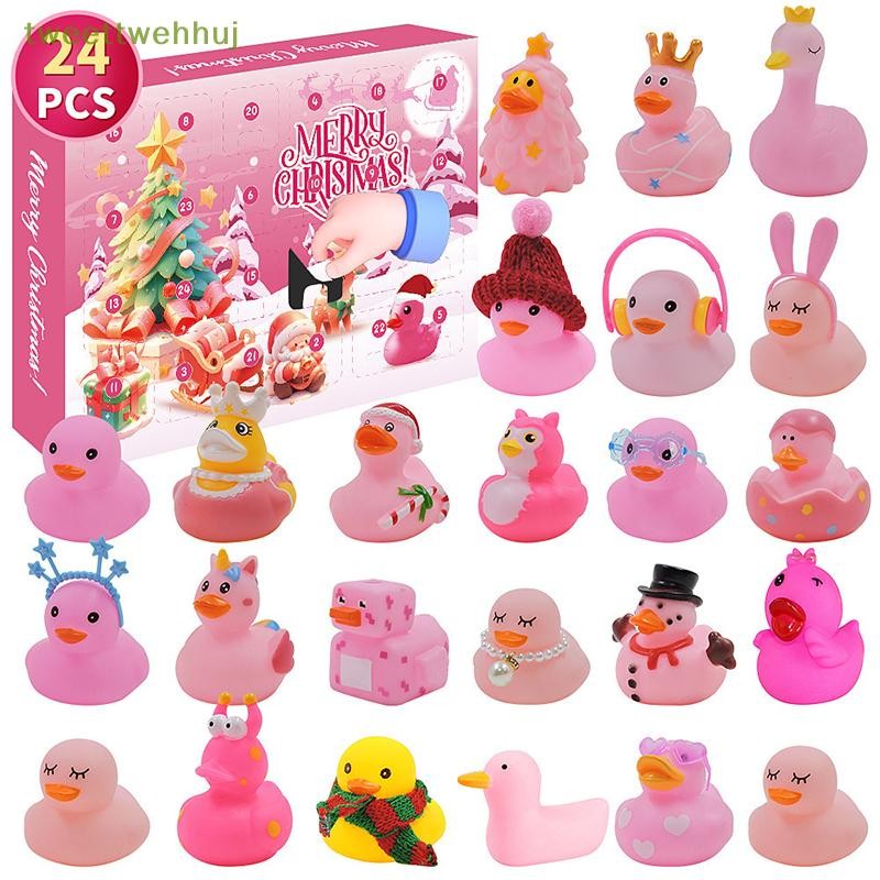 tweettwehhuj Christmas Ducks Blind Box Holiday 24 Days Countdown ...