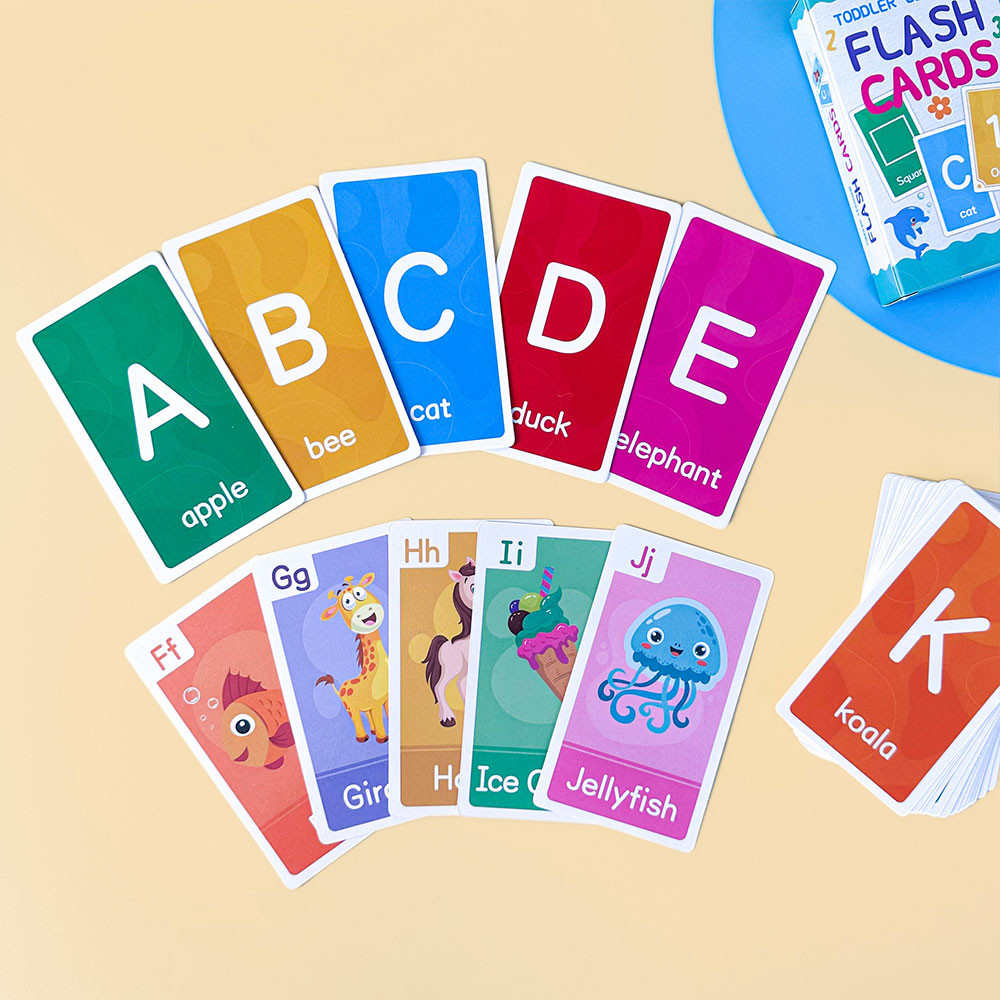 Children's early education flash cards Alphabet cards 2-4 years old ...