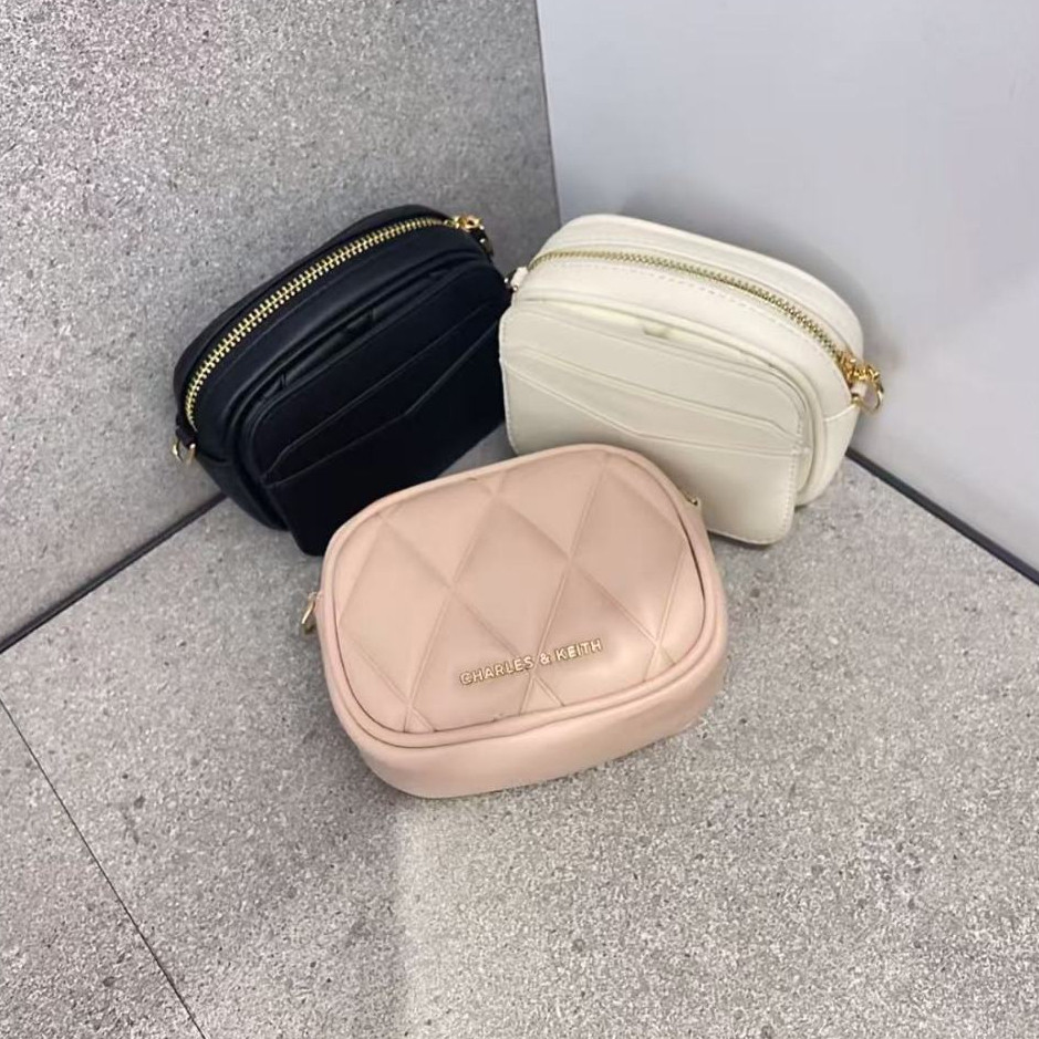 NEW 2025 00770664 Mini Quilted Chain Shoulder Bag Card Holder Wallet ...