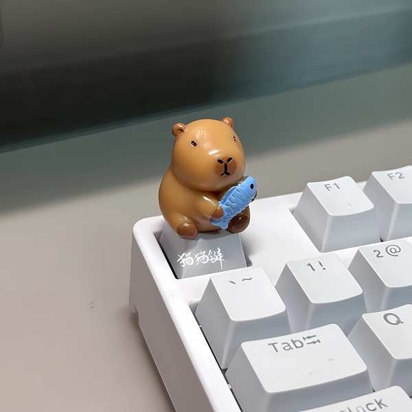 Keycaps keycaps custom keycaps Capybara Unique Key Raised Kapibara Cute ...