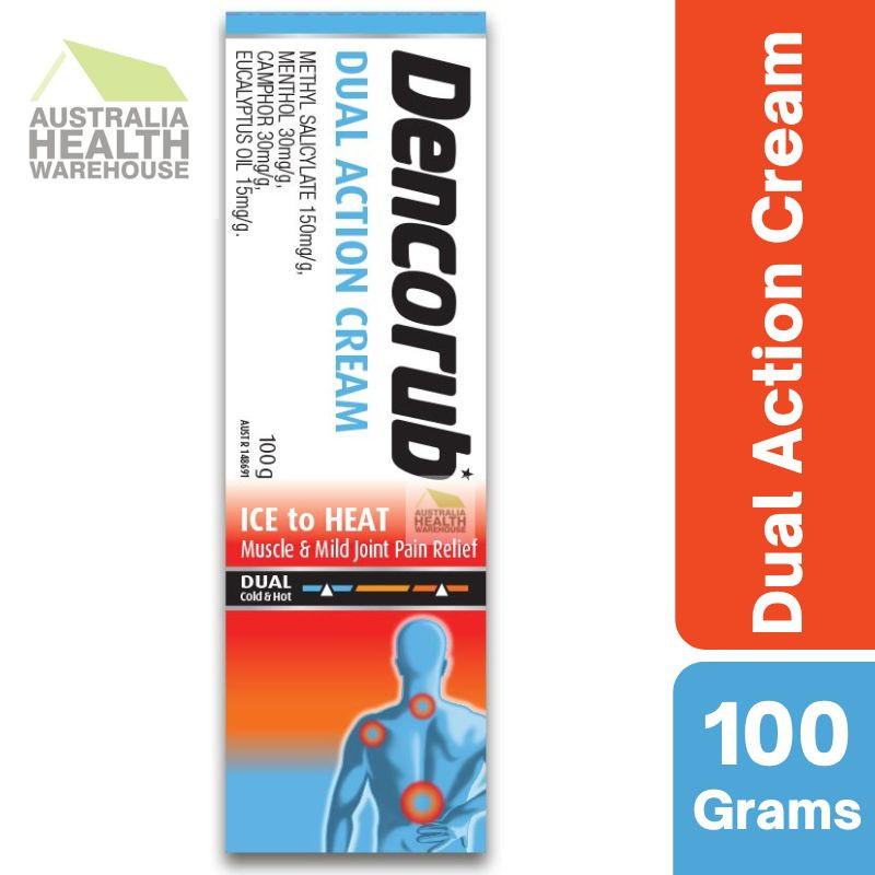 [CLEARANCE Expiry: 06/2025] Dencorub Dual Action Cream 100g | Shopee ...