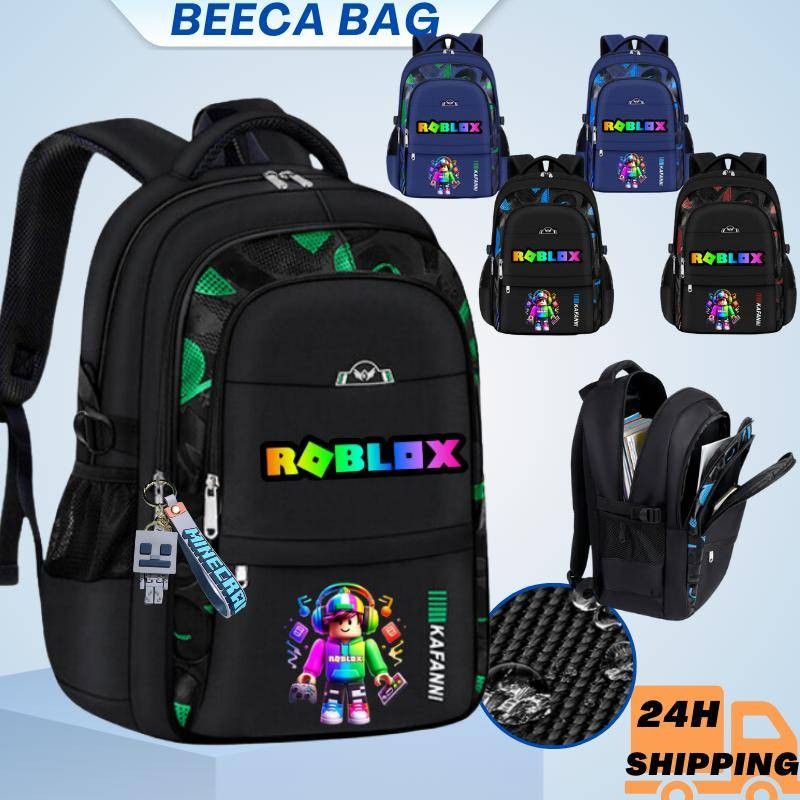 Roblox backpack primary school bag ergonomic backpack lightweight ...