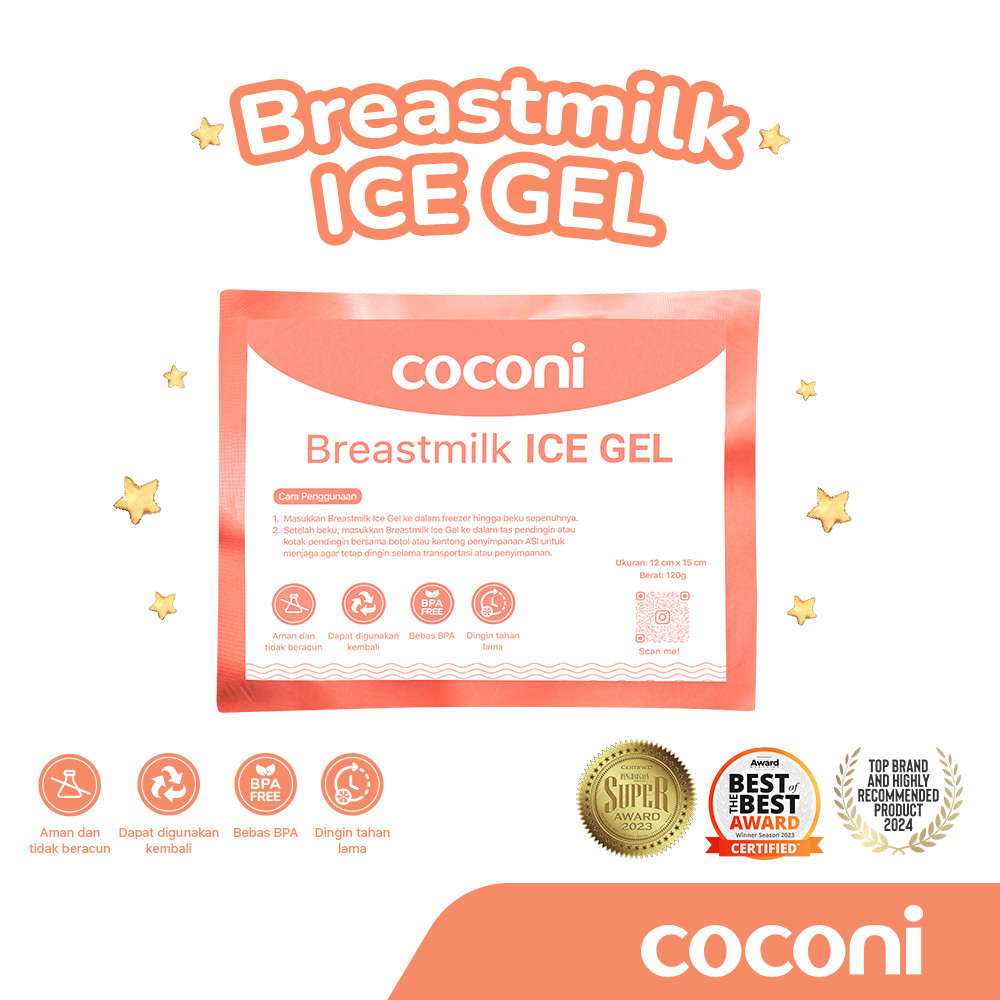 Coconi Breastmilk Ice Gel | Breast Milk Cooling Gel | Ice Pack | Shopee ...