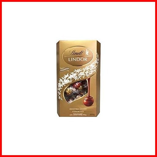 Lindt Lindor Assorted Gold 4 Types Individually Wrapped 600g (x 1 ...
