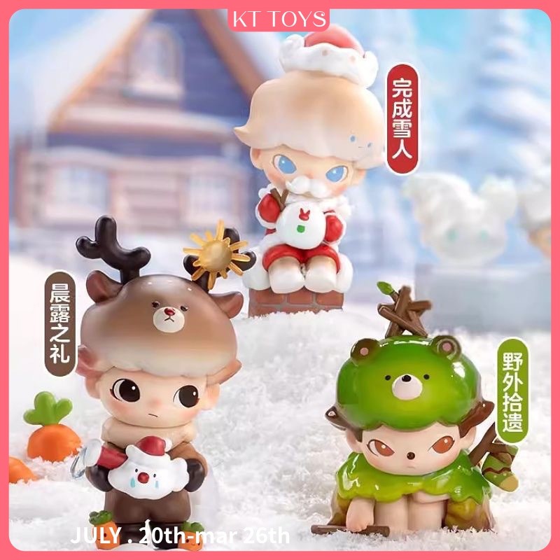 Authentic POPMART Pop mart DIMOO Letter from Snowman Fairy Tale Blind ...