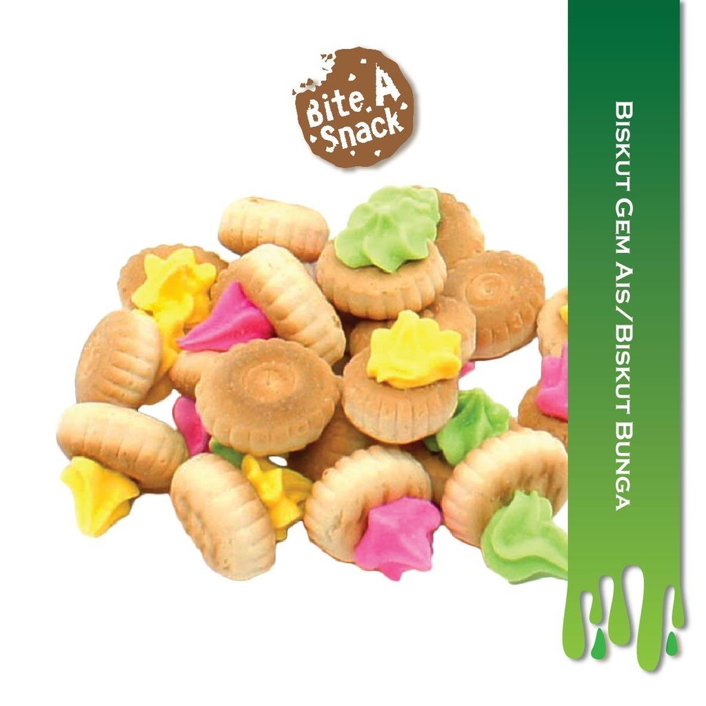 Traditional Iced Gem Biscuit | Biskut Gem Ais/Biskut Bunga 200g±/pack ...