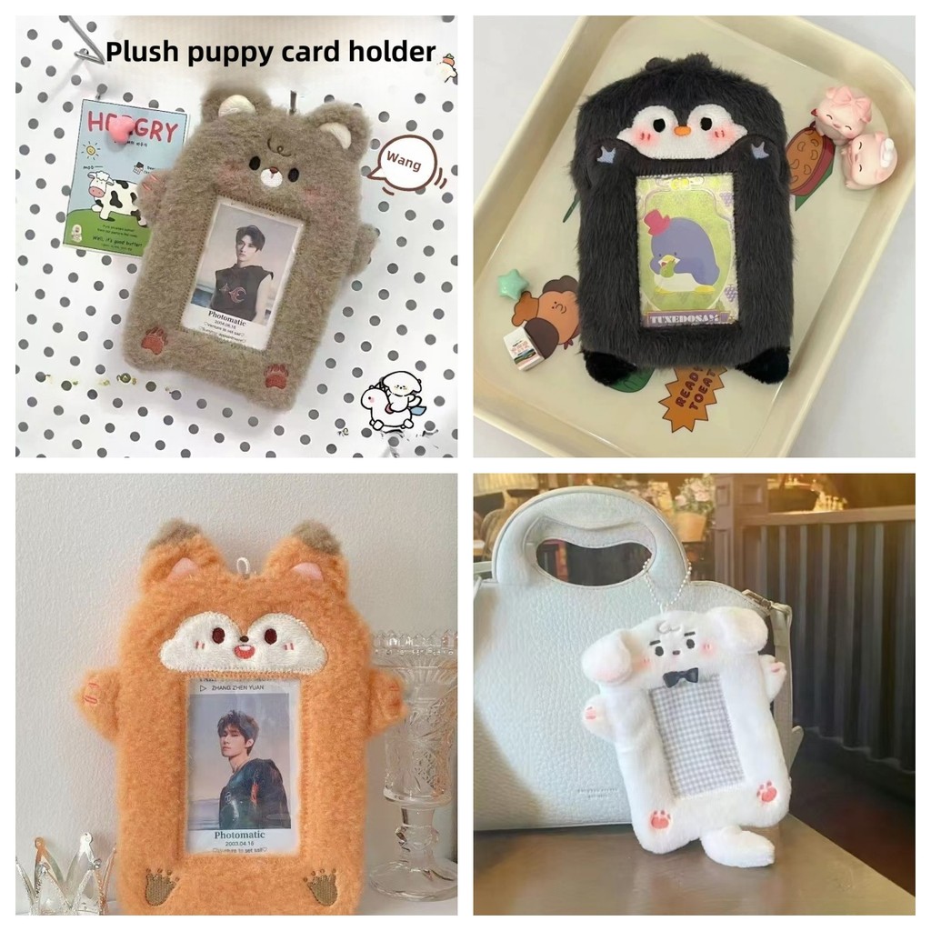 Ins Animal Plush 3 Inch Card Case Girl Cartoon Cute Storage Backpack ...