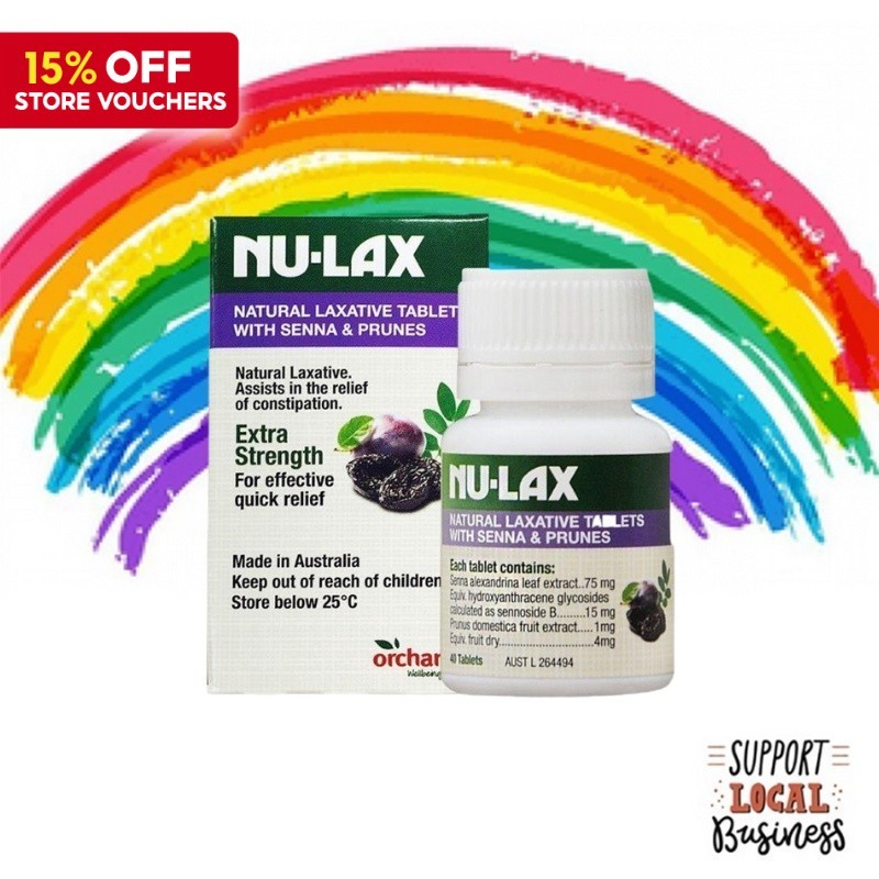 [Crazy Sale] [Nu-lax] NuLax Natural Laxative Tablets with Senna and ...