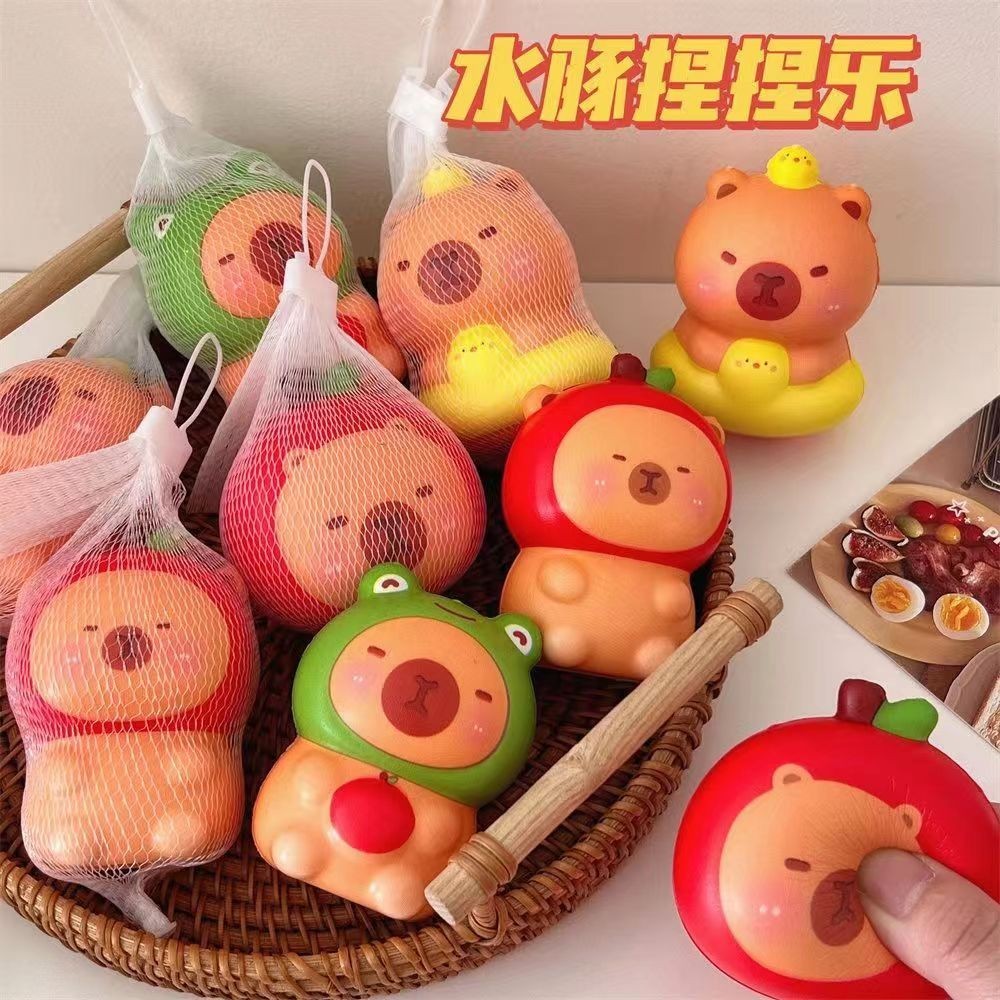 Mainan Squishy Capybara Squishy Toys Cute Squeeze Stress Relief ...