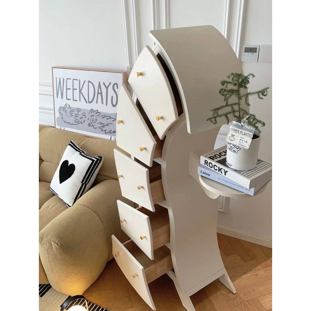 Robot crooked cabinet light luxury modern storage cabinet living room ...