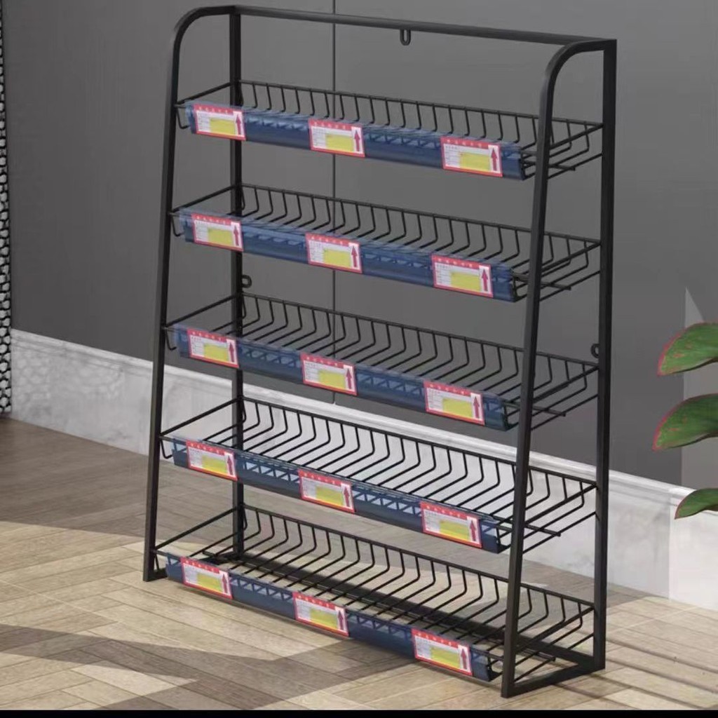 Supermarket Cashier Machine Bar Counter Front Desk Small Shelf Multi ...