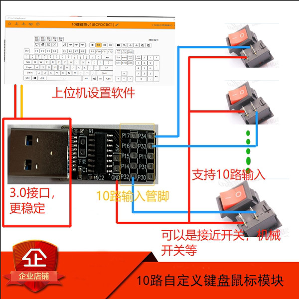 wireless keyboard wireless keyboard mechanical Customized Small ...