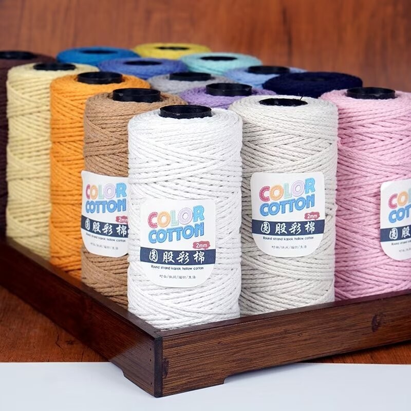 Cotton Yarn 2mm Hollow Pure for Knitting | Shopee Singapore