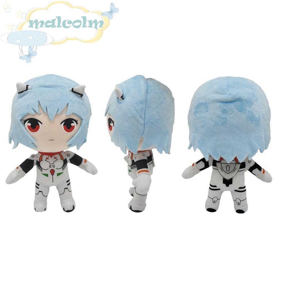 MALCOLM Evangelion Plush Toy Kawaii Cute Ayanami Rei Cartoon Room Decor ...