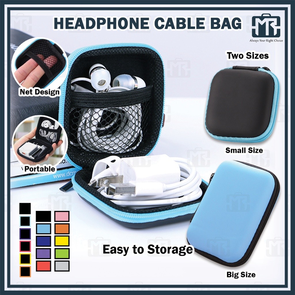 MR Portable Travel Organizer Storage Bag Phone Charger USB Cable ...