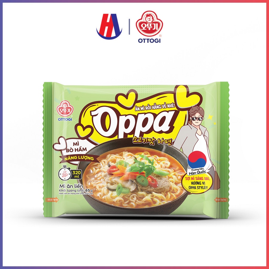 Oppa Ottogi instant beef stew noodles 65g | Shopee Singapore