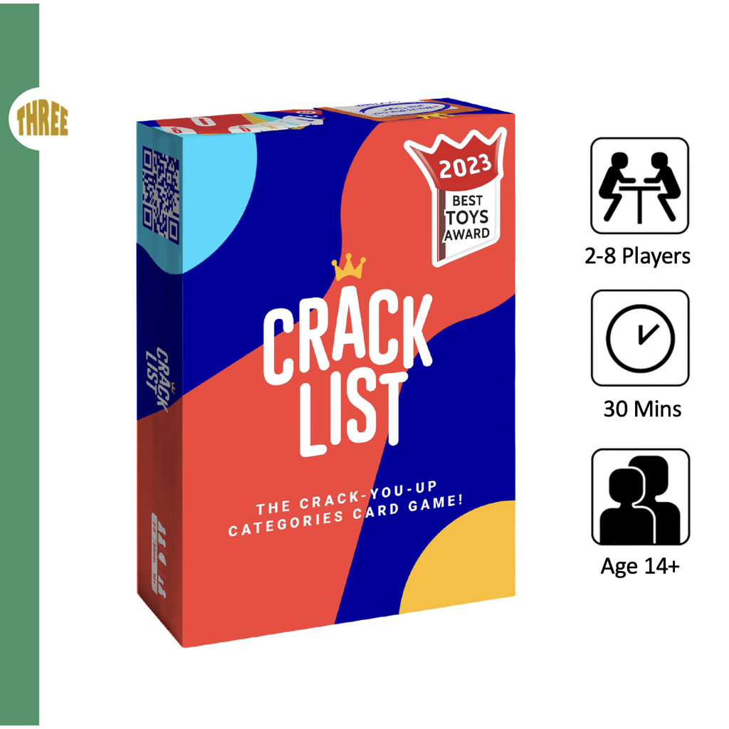 [SG STOCK]Crack List The Crack-You-Up Categories Card Game Game for ...