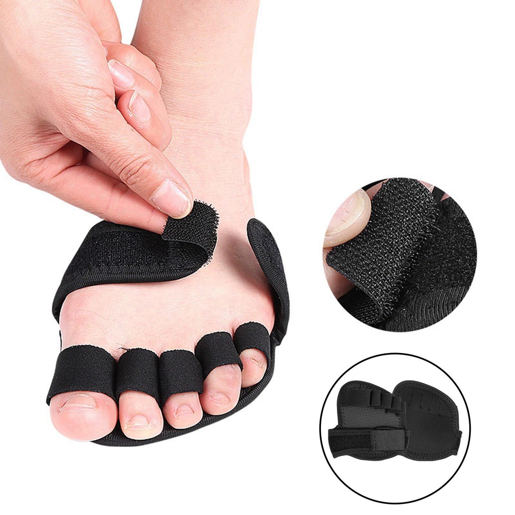 1 pair of universal toe separator soft front foot pad corrector, used ...
