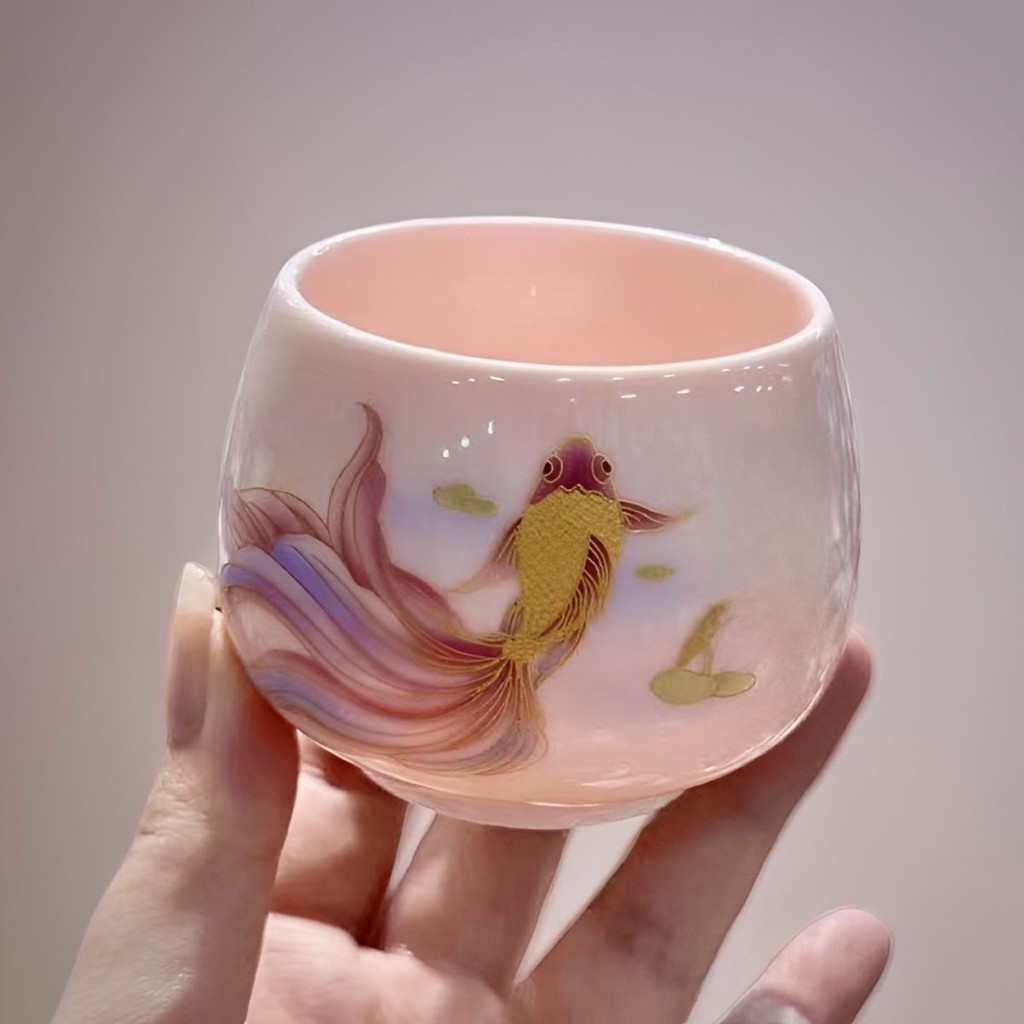 Raw Ore Powder Mud Master High-End Single Cup Kung Fu Tea Ceramic Tea ...