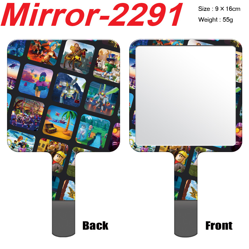 Roblox Game Cartoon Pattern Handle Small Mirror Japanese Style Student ...