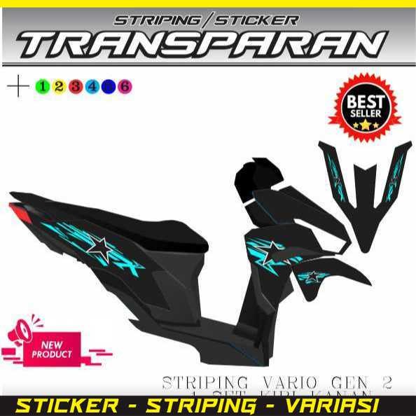 LIST OF STRIP STICKERS [TRANSPARENT MOTORCYCLE VARIATIONS HONDA VARIO ...