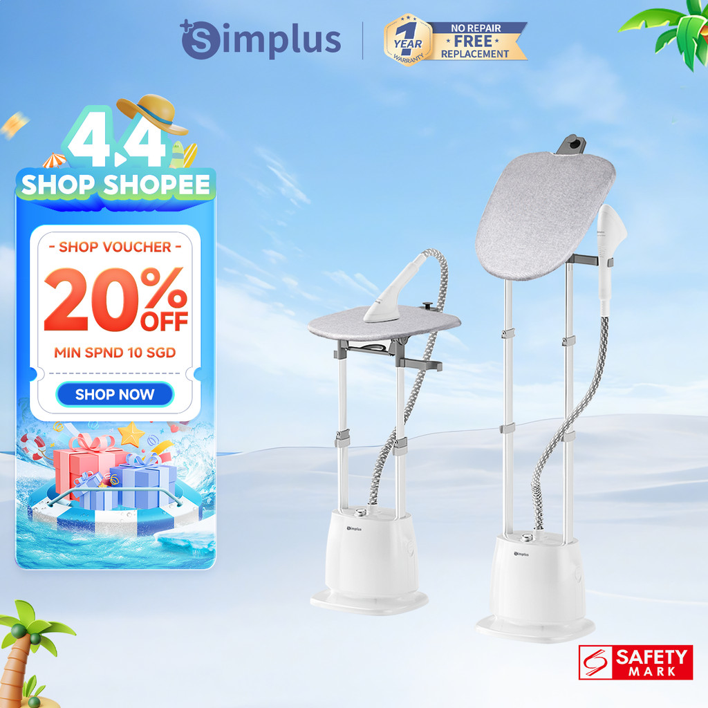 Simplus Garment Steamer Flat&Ironing&Hanging 3 In 1 Vertical Ironing ...