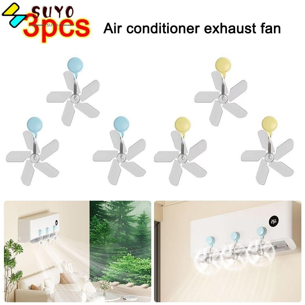 SUYO 3Pcs Air Vent Deflector, Adjustable Angles Suction Cup Air ...