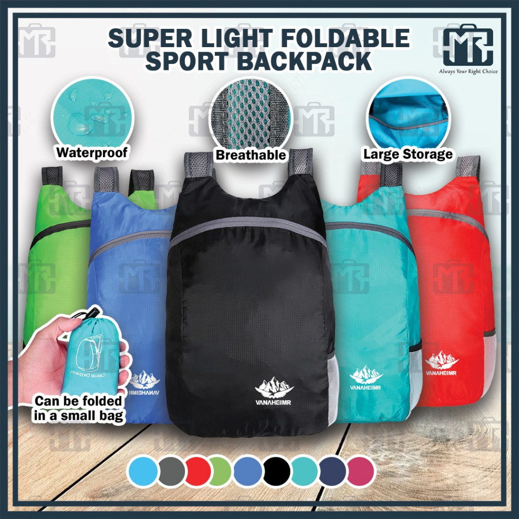 MR Ultralight Waterproof Foldable Outdoor Sport Bag Hiking Packable ...