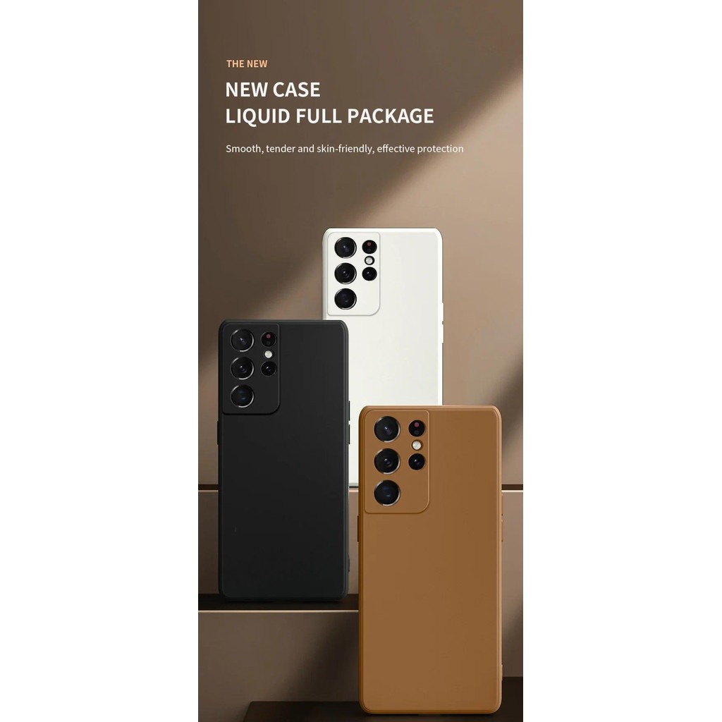 New Luxury Liquid Silicone Case for Samsung Galaxy S24 S23 S22 S25 Plus Ultra S25+ S25Plus ...