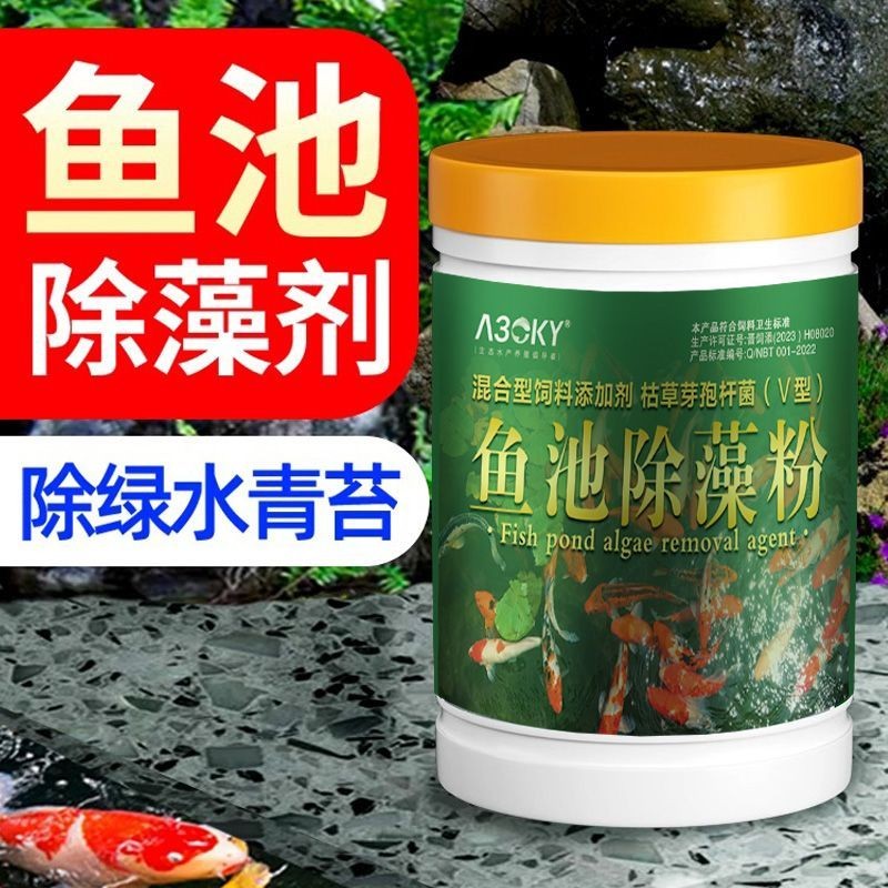 Fish Pond Algae Removal Powder Fish Tank Algae Remover Purifier Black ...