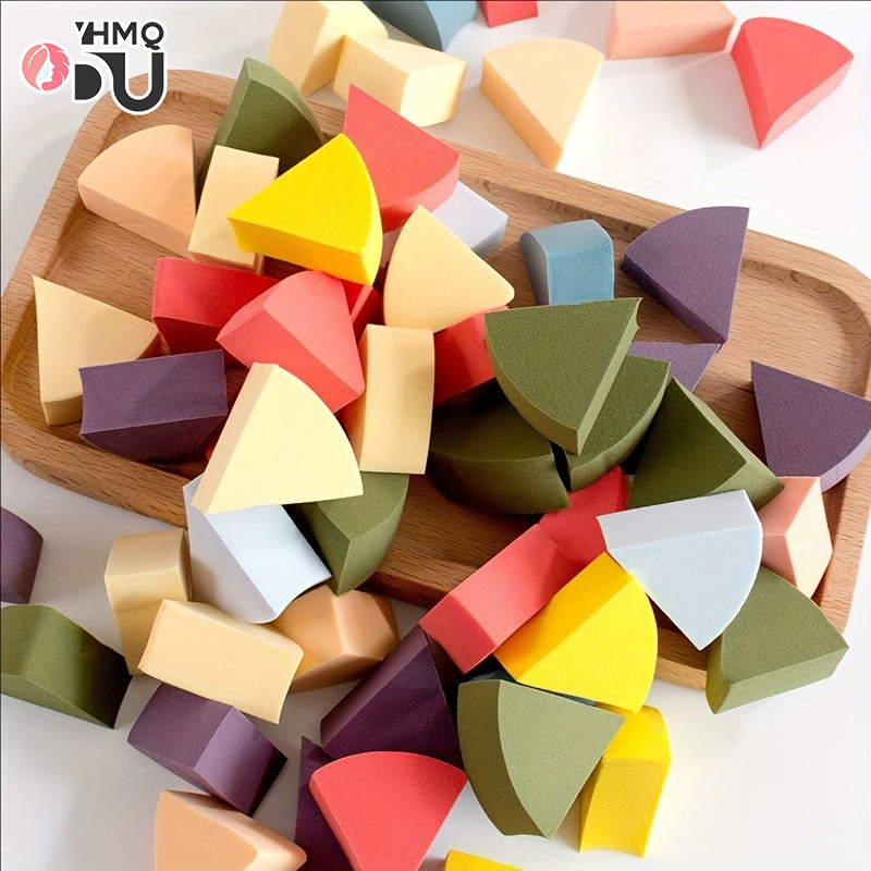 10/20/50 Triangle Makeup Sponge Puff Beauty Mixer Liquid Foundation ...