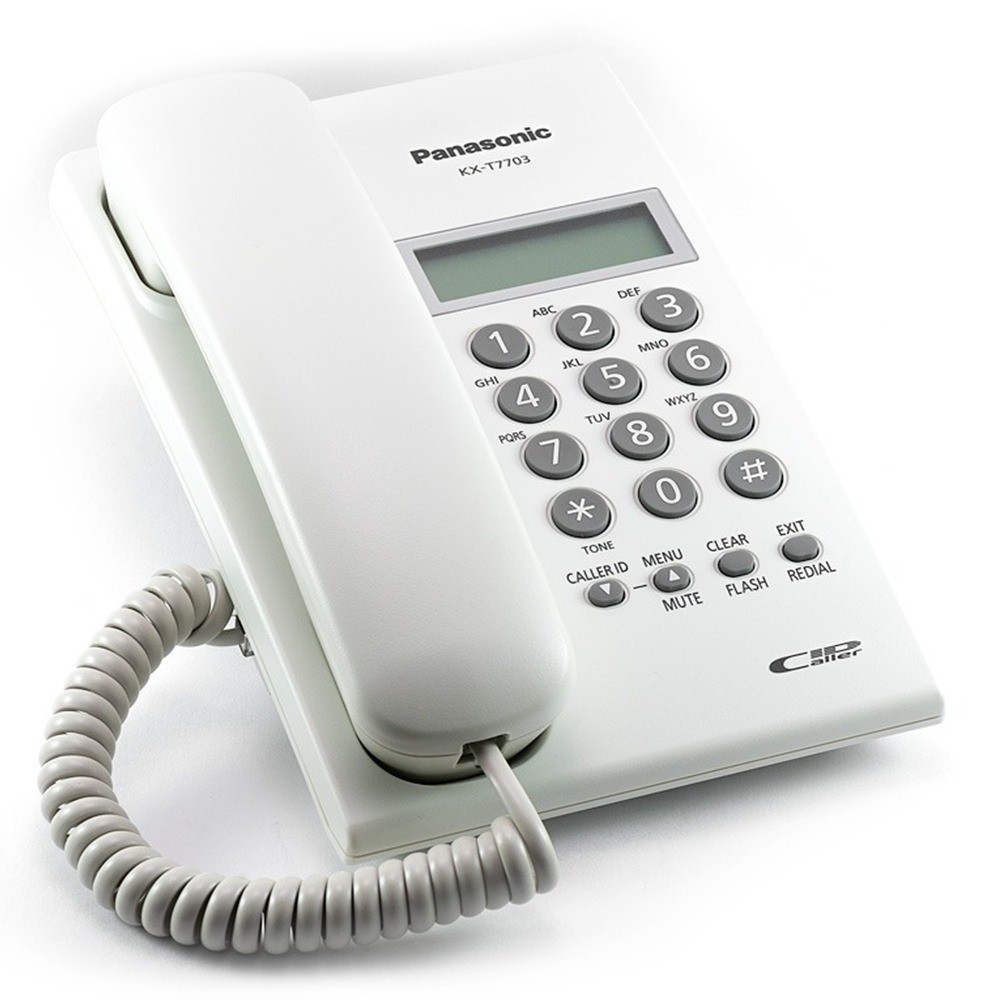 Panasonic KX-T7703X Telephone Corded. Also known as KX-T7703. LCD ...