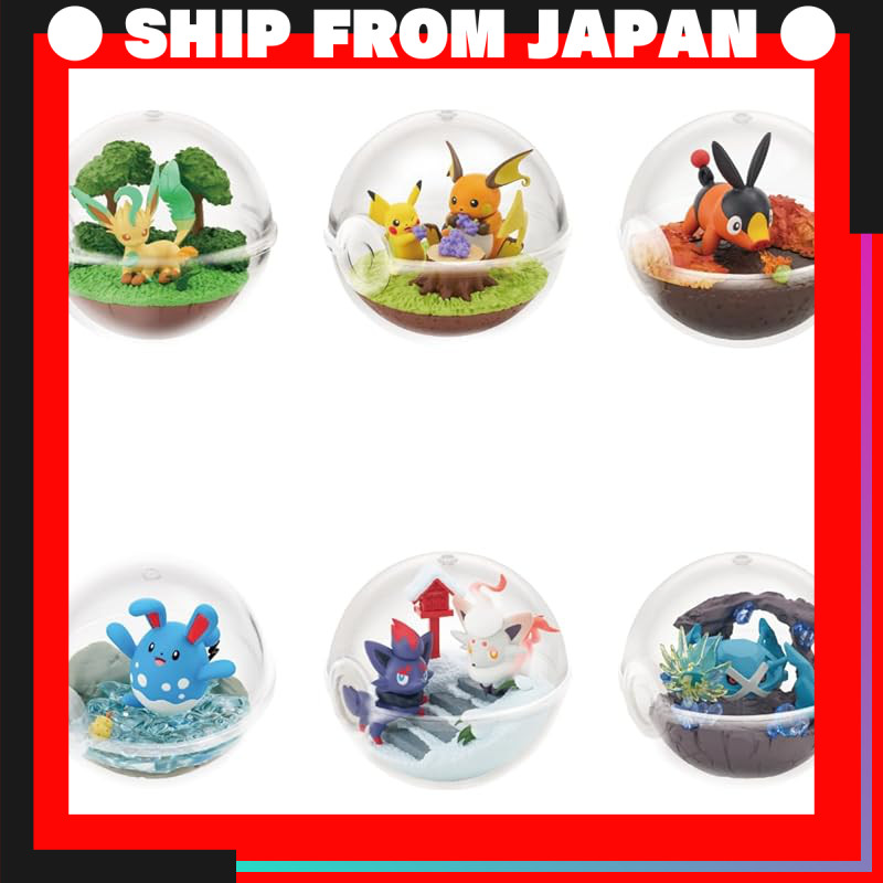 Pokémon Terrarium Collection Vol.14 by Re-Ment (1BOX, 6 Types), Poké ...
