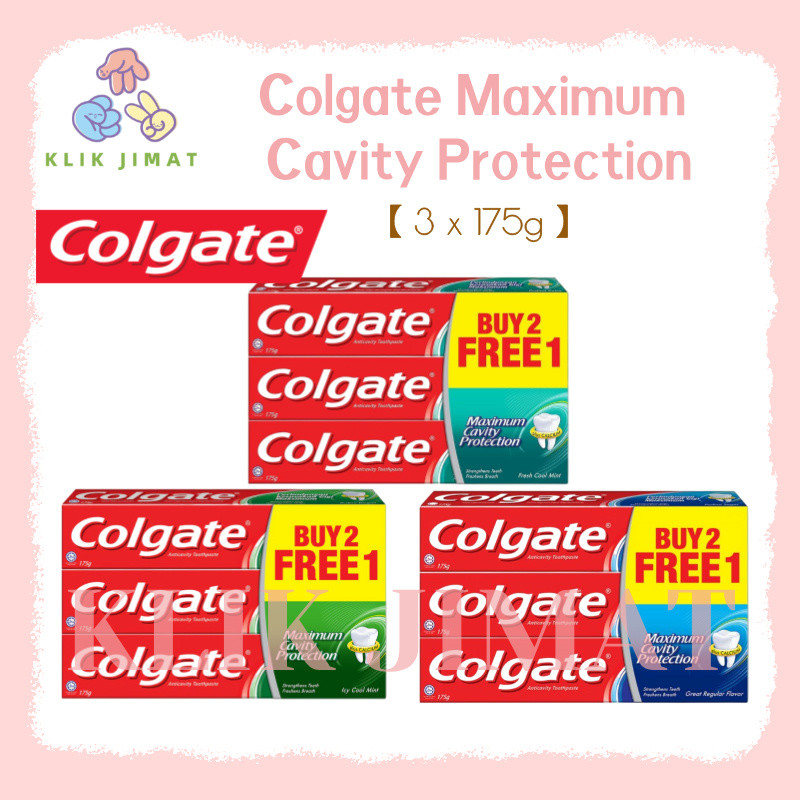Colgate Maximum Cavity Protection Fresh Cool Mint Great Regular Flavor ...