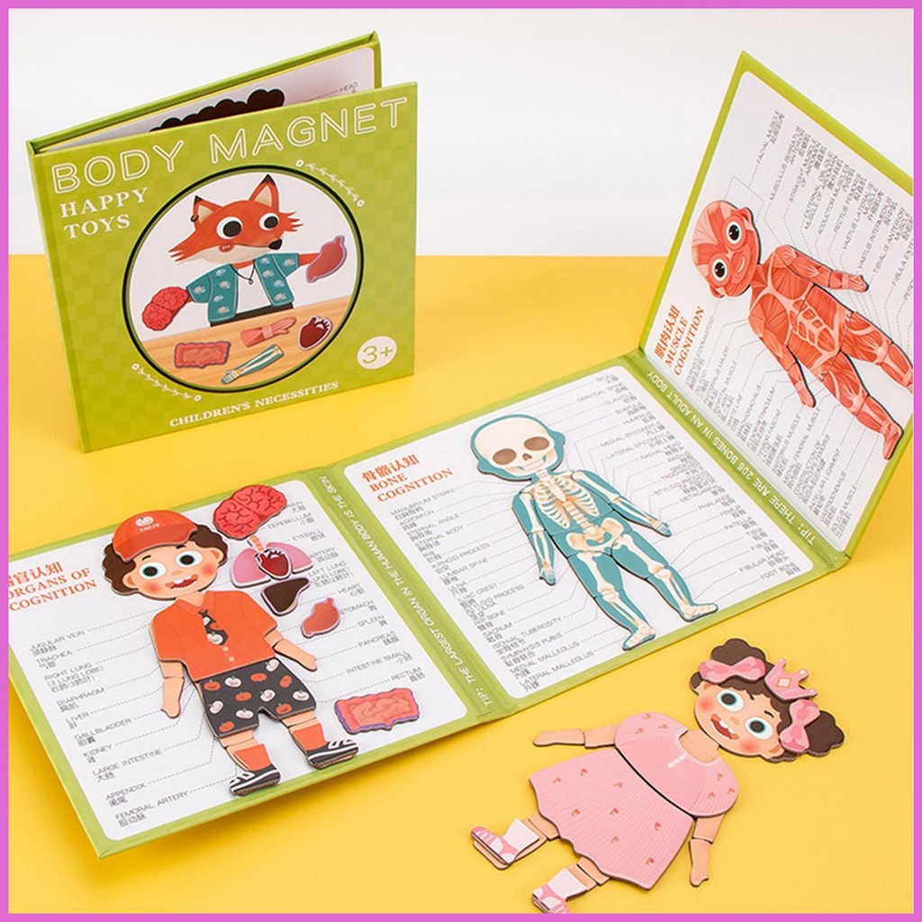Body Puzzle Magnetic Body Puzzles for Toddler Puzzles for Toddler ...