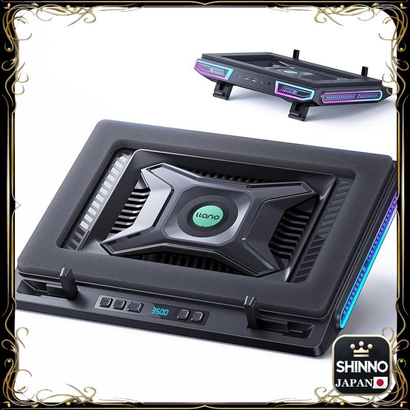 《JAPAN》★Portable Laptop Cooling Stand with Turbo Boost Technology/ Air ...