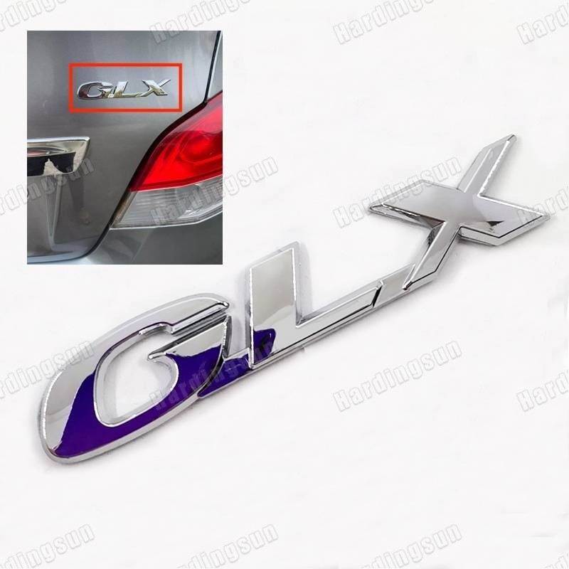 1 x ABS GLX Logo Car Auto Rear Emblem Badge Sticker Decal GLX | Shopee ...