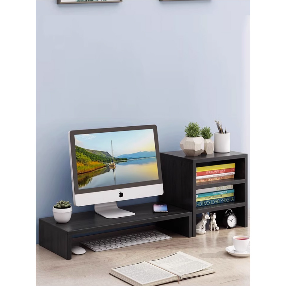 [48H Shipping] Computer Monitor Elevated Rack Base Dormitory Desktop ...